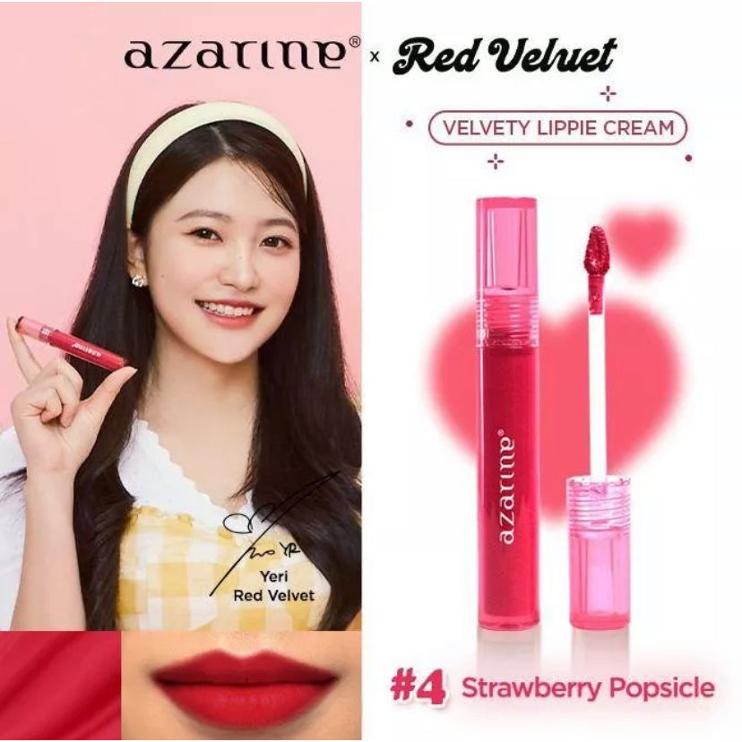 Jual Azarine Velvety Lippie Cream Lip Matte-Lipstik | Shopee Indonesia