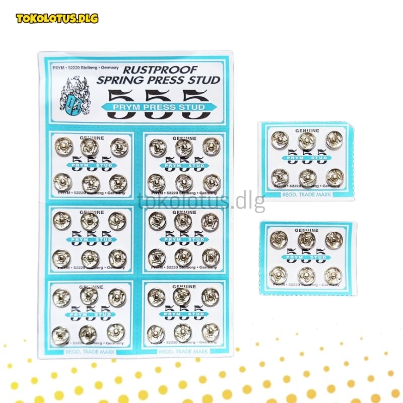 Jual Kancing ceplis jepret 555 (per 36 pasang kancing) | Shopee Indonesia