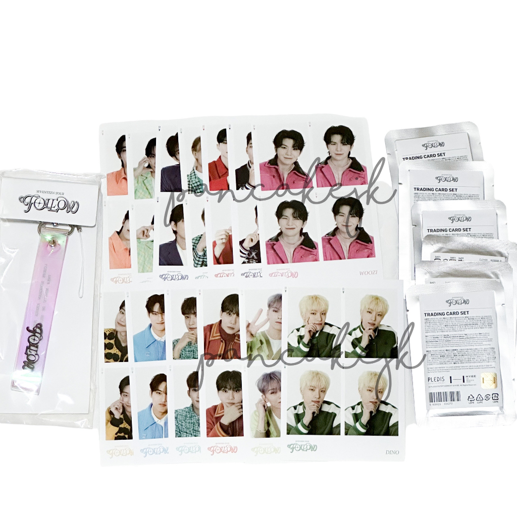 Jual [ ready‼️ ] seventeen follow to seoul md sealed trading card || 4 ...