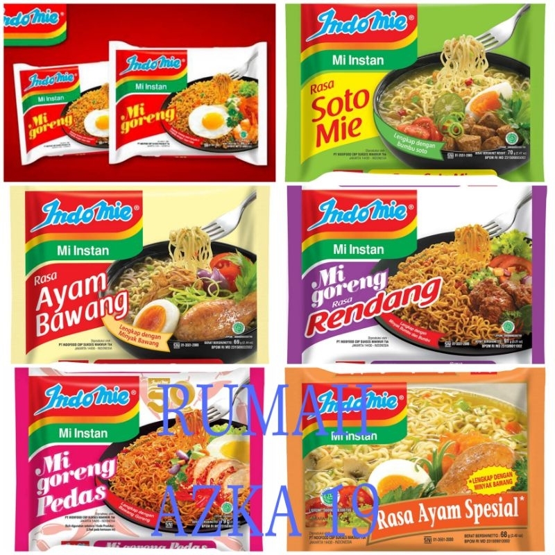Jual Indomie Goreng/Indomie Soto/Indomie Rendang/Indomie Spesial ...