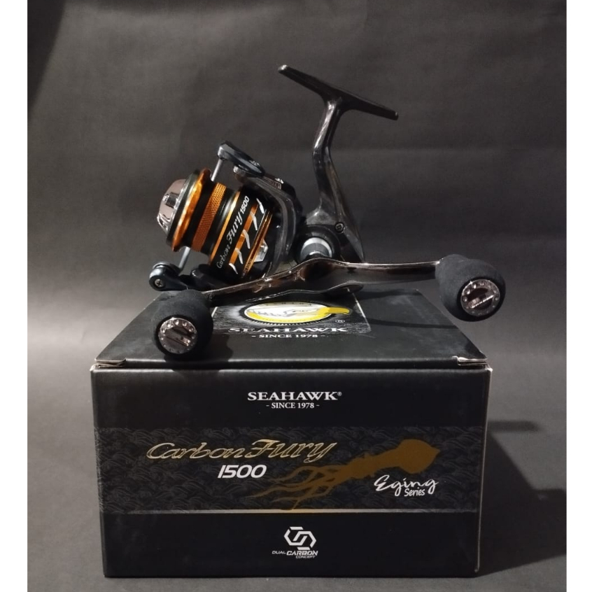 Jual REEL SPINNING SEAHAWK CARBON FURY EGING SERIES 1500 - 2500 ...