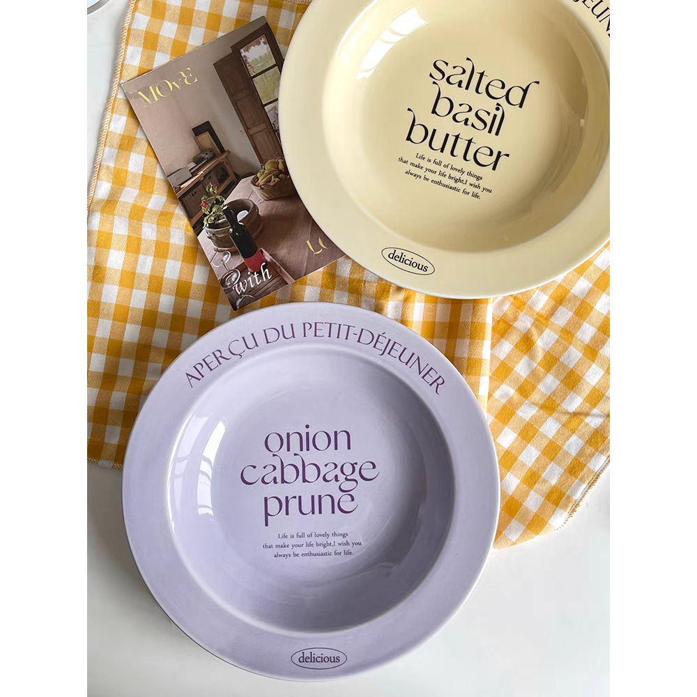 Jual DELICIOUS PASTEL SERIES/Piring Aesthetic Ala Korea/Piring Vintage ...