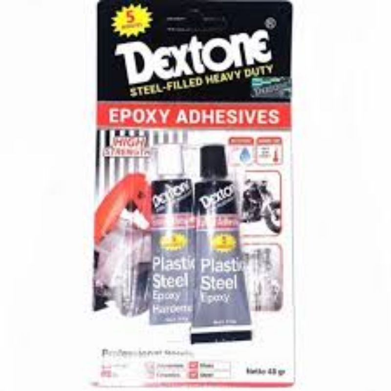 Jual LEM EPOXY DEXTONE 5 MINUTES LEM BESI PLASTIC STEEL | Shopee Indonesia