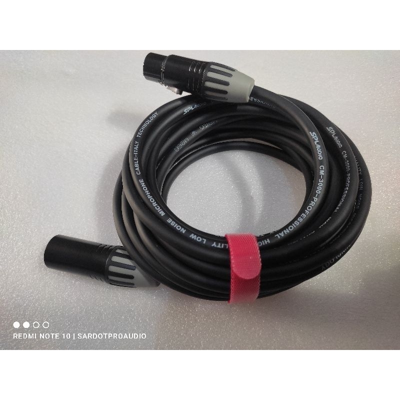 Jual Kabel Microphone SPL AUDIO CM3000 Lengkap jack XRL Meteran ...