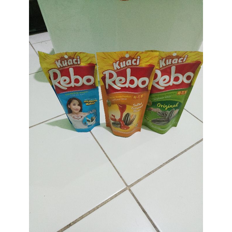 Jual kuaci Rebo All Varian 150g | Shopee Indonesia