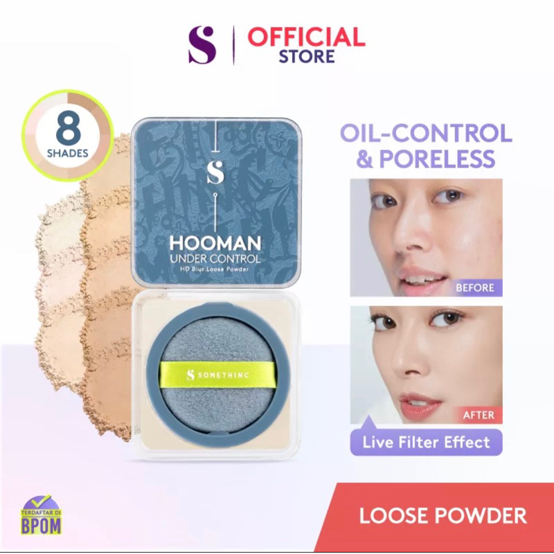 Jual [NEW LAUNCH] SOMETHINC Hooman Under Control HD Blur Loose Powder ...