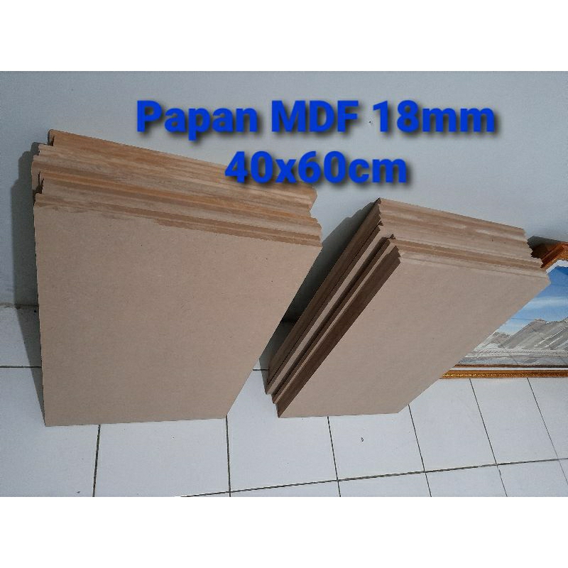 Jual Papan MDF 12mm 15mm & 18mm 40x60cm Bahan box spiker papan sablon ...