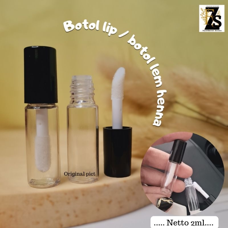 Jual Botol lipglos / botol lem henna 1.2ml (mini size) | Shopee Indonesia