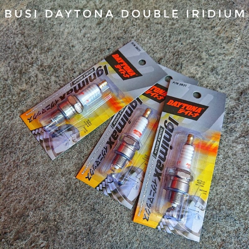 Jual BUSI DAYTONA DOUBLE IRIDIUM RXKing FIZ R FORCE 1 ALFA RX S RX Z RXZ BP8HS 3831 | Shopee ...