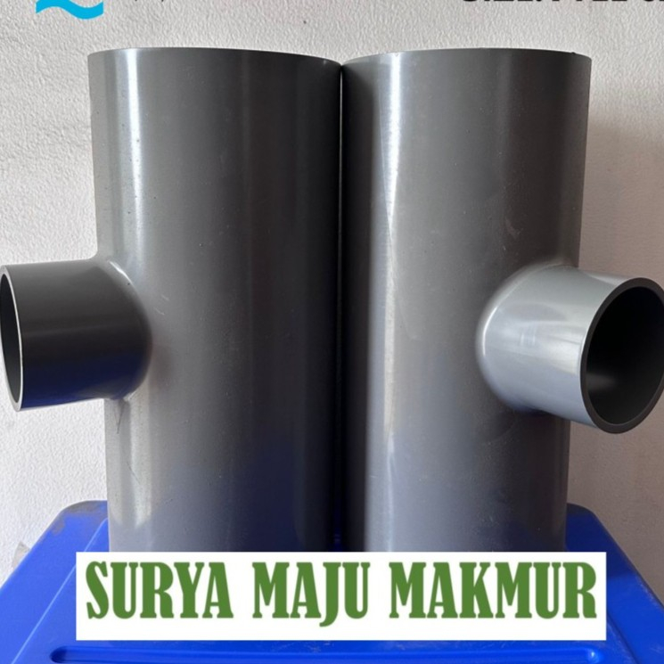 Jual TEE AW 6 x 4 inch RUCIKA PVC VERLOP TEE REDUCER TS VLOK REDUCING ...