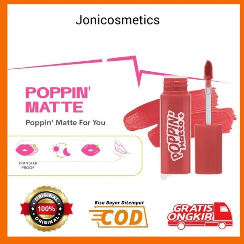 Jual Emina Poppin Matte Lip Cream | Shopee Indonesia