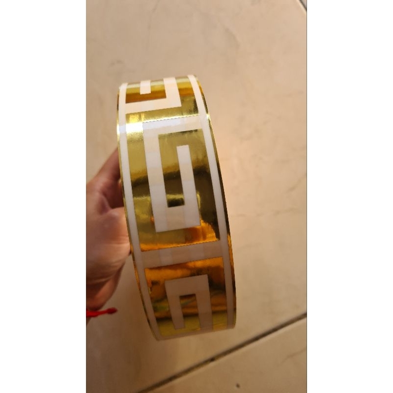 Jual Stiker S List Peti Mati / Sticker Lis Peti Jenazah 100 meter ...