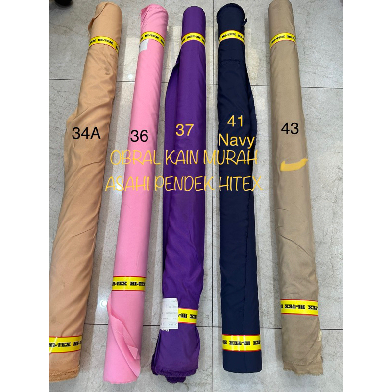 Jual KAIN ASAHI PENDEK HITEX / KAIN ASAHI MURAH / FURING BAJU MURAH ...