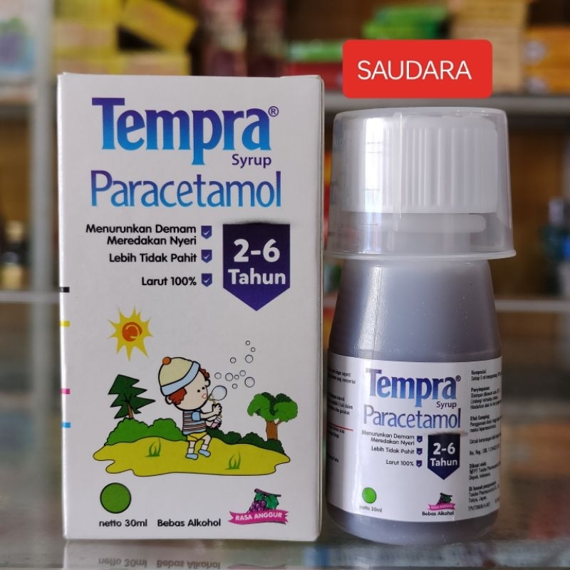 Jual Tempra Syrup Paracetamol 30 ml - Obat Demam dan Pereda Nyeri ...