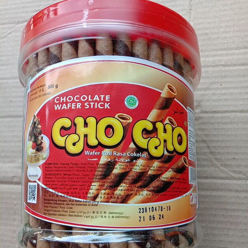 Jual ChoCho Chocolate wafer stik 500g | Shopee Indonesia