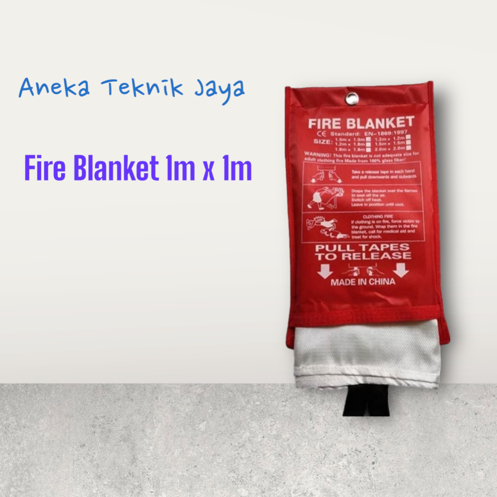 Jual Fire Blanket / Selimut anti api ukuran 1x1 - 2x2 | Shopee Indonesia