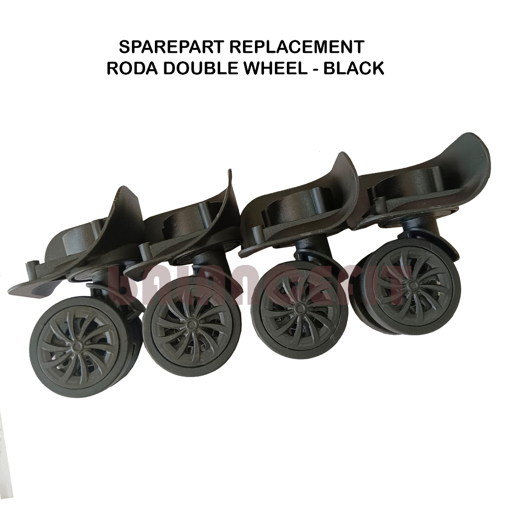 Jual Roda Koper Double Wheel 360 derajat putar | 1 set isi 4 pcs ...