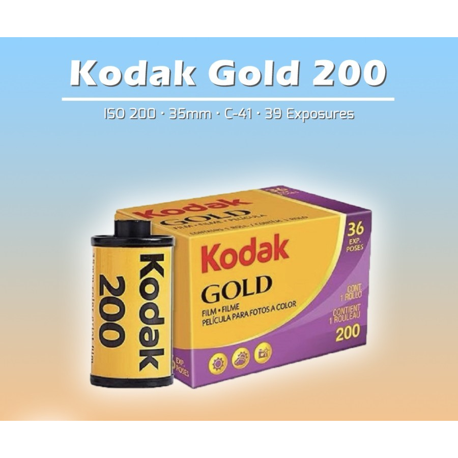 Jual Kodak Gold 200 35mm 36exp ISO 200 Color Negative Film | Shopee ...