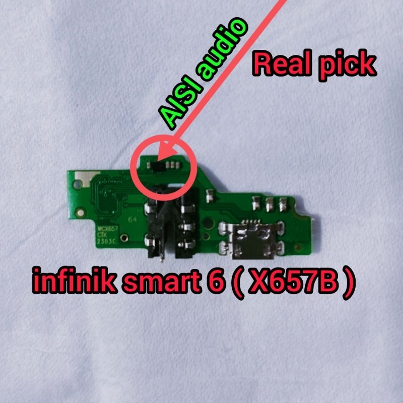 Jual konektor cas papan konektor cas mic infinik smart 6 X657B | Shopee Indonesia