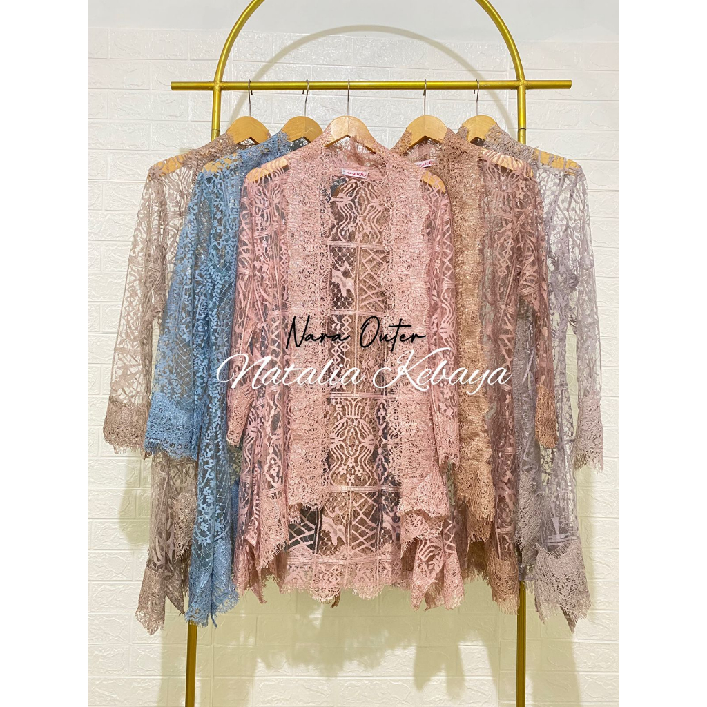 Jual NARA OUTER BRUKAT ETNIK || CARDIGAN BRUKAT PREMIUM ~Natalia Kebaya ...