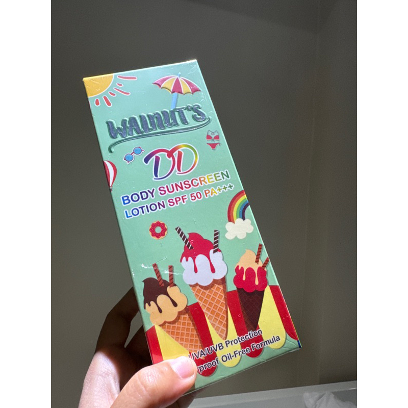 Jual WALNUT’S DD Body Sunscreen Lotion SPF 50++++ Original Thailand ...