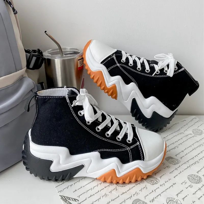 Jual Diata sepatu Sneakers boots wanita gaya Korea sepatu boots fashion ...