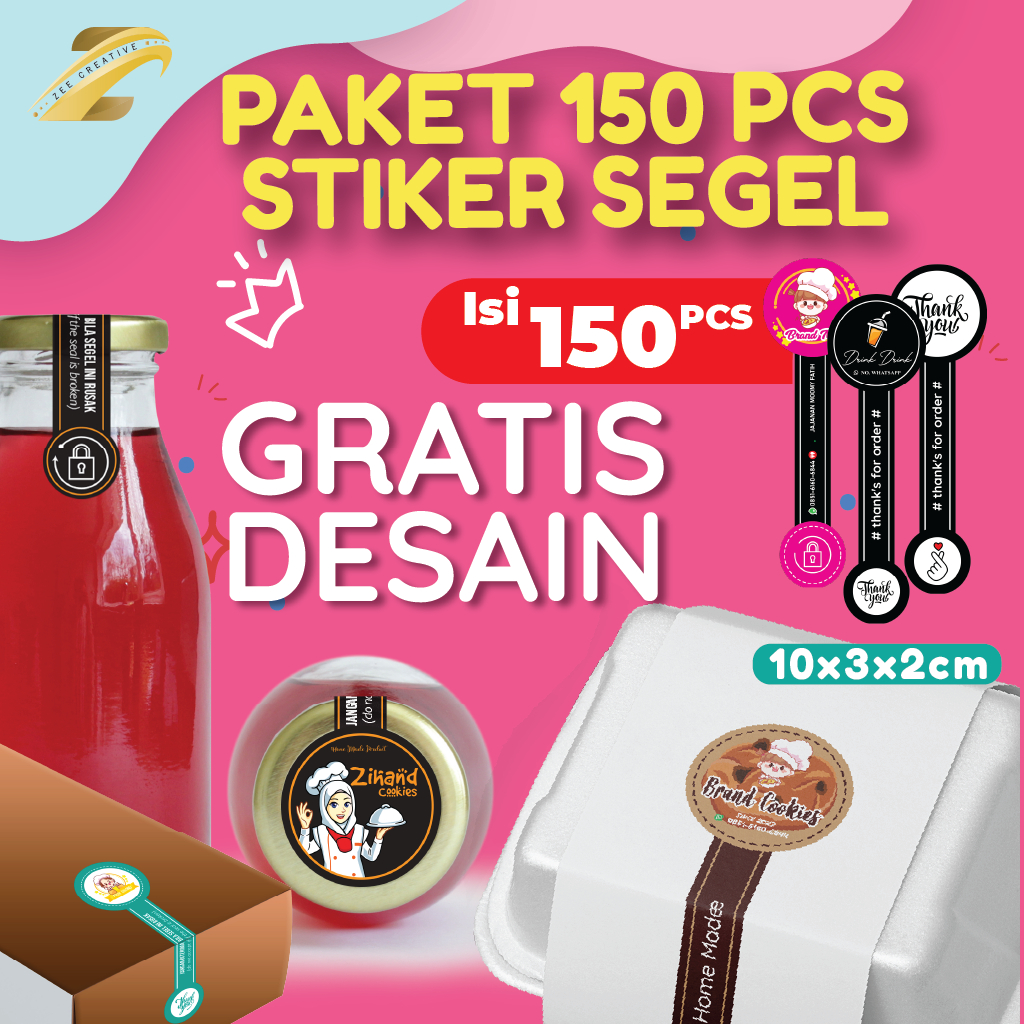 Jual Stiker Segel Label Botol dan Packaging Produk UMKM dan OLshop Isi ...