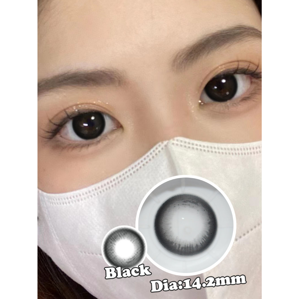 Jual ( COD)1 sepasang soflens 14 mm softlens grey softlens murah ...