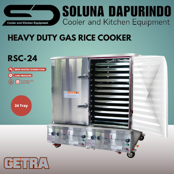 Jual GETRA Heavy Duty Gas Rice Cooker RSC-24 / PENANAK NASI / RSC24 | Shopee Indonesia