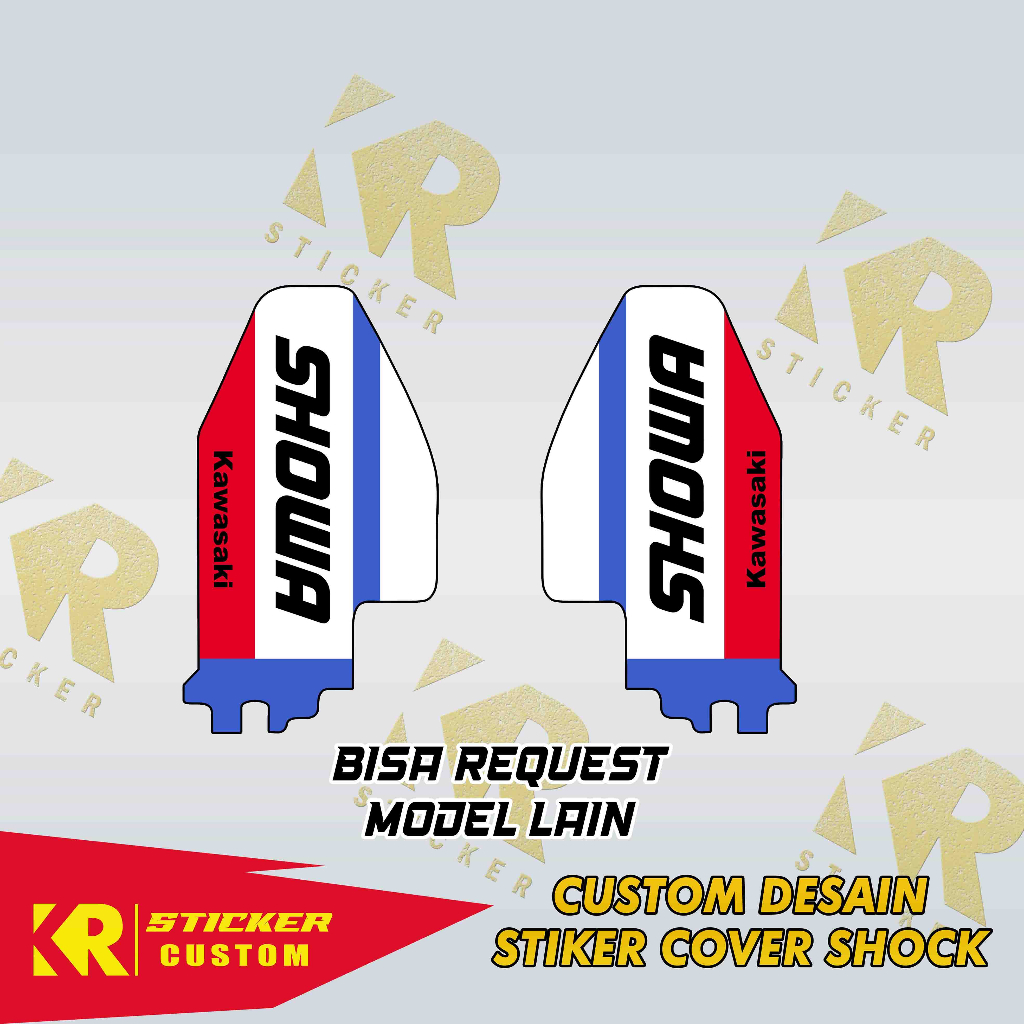Jual Stiker Custom Cover Shock depan CRF , KLX , KTM , D-TRACKER, YZ ...