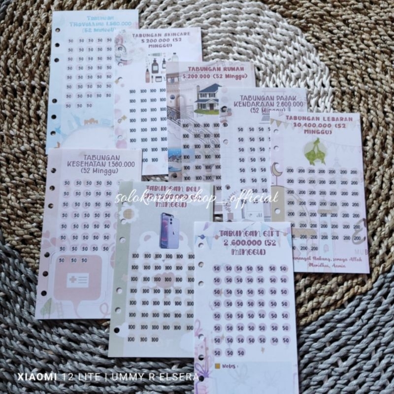 Jual BUNDLE KERTAS MENABUNG DALAM BINDER A6-6RING | Shopee Indonesia