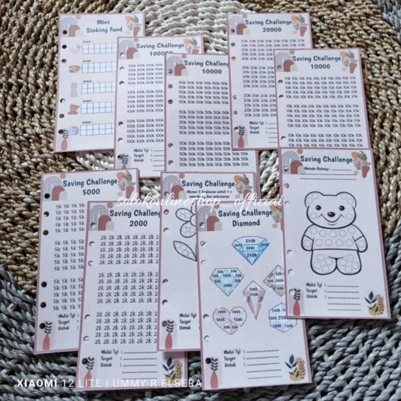 Jual BUNDLE KERTAS MENABUNG DALAM BINDER A6-6RING | Shopee Indonesia