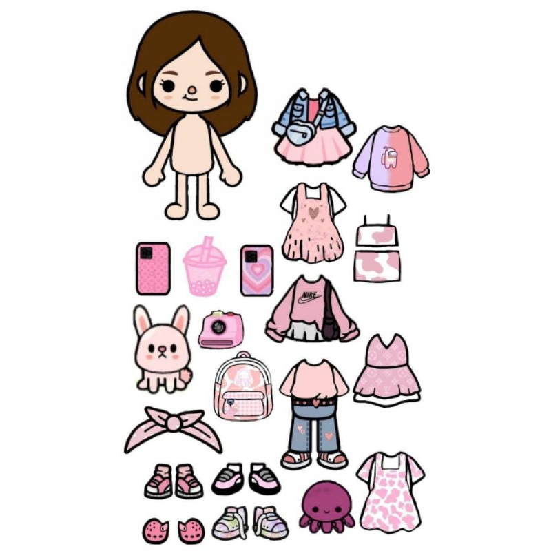 Jual PAPER DOLL TOCA BOCA MAINAN KERTAS BP BP AN TOCA BOCA MAINAN ...