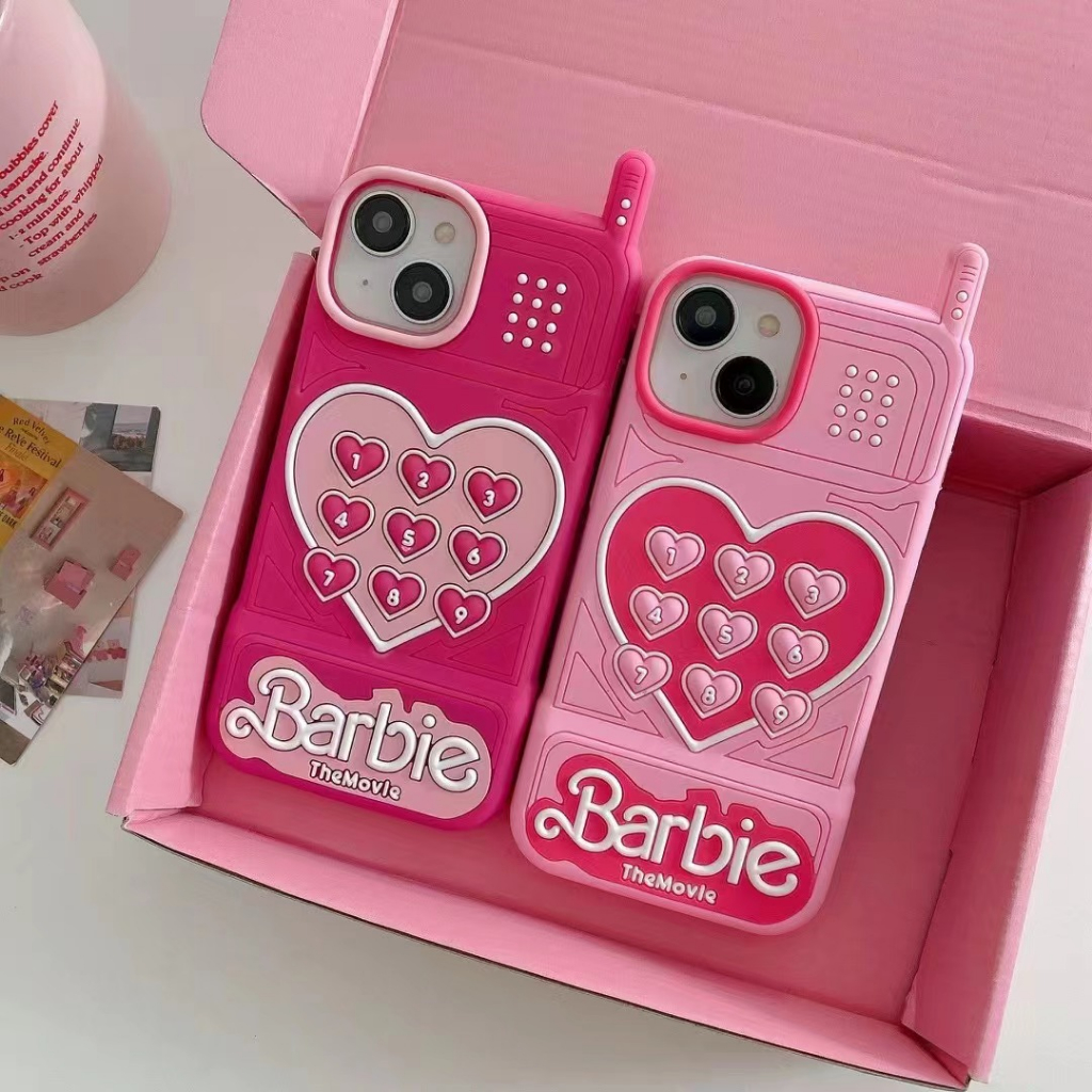 Jual Casing Bentuk Ponsel Kartun Barbie Kreatif Kompatibel For Iphone ...