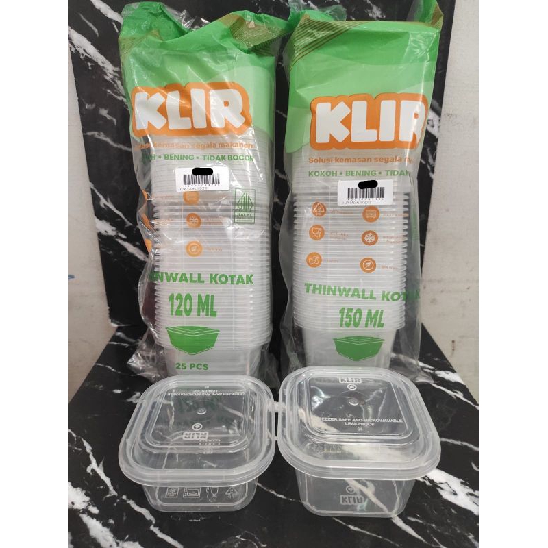 Jual KLIR THINWALL KOTAL 120ml DAN 150ml SQ | Shopee Indonesia