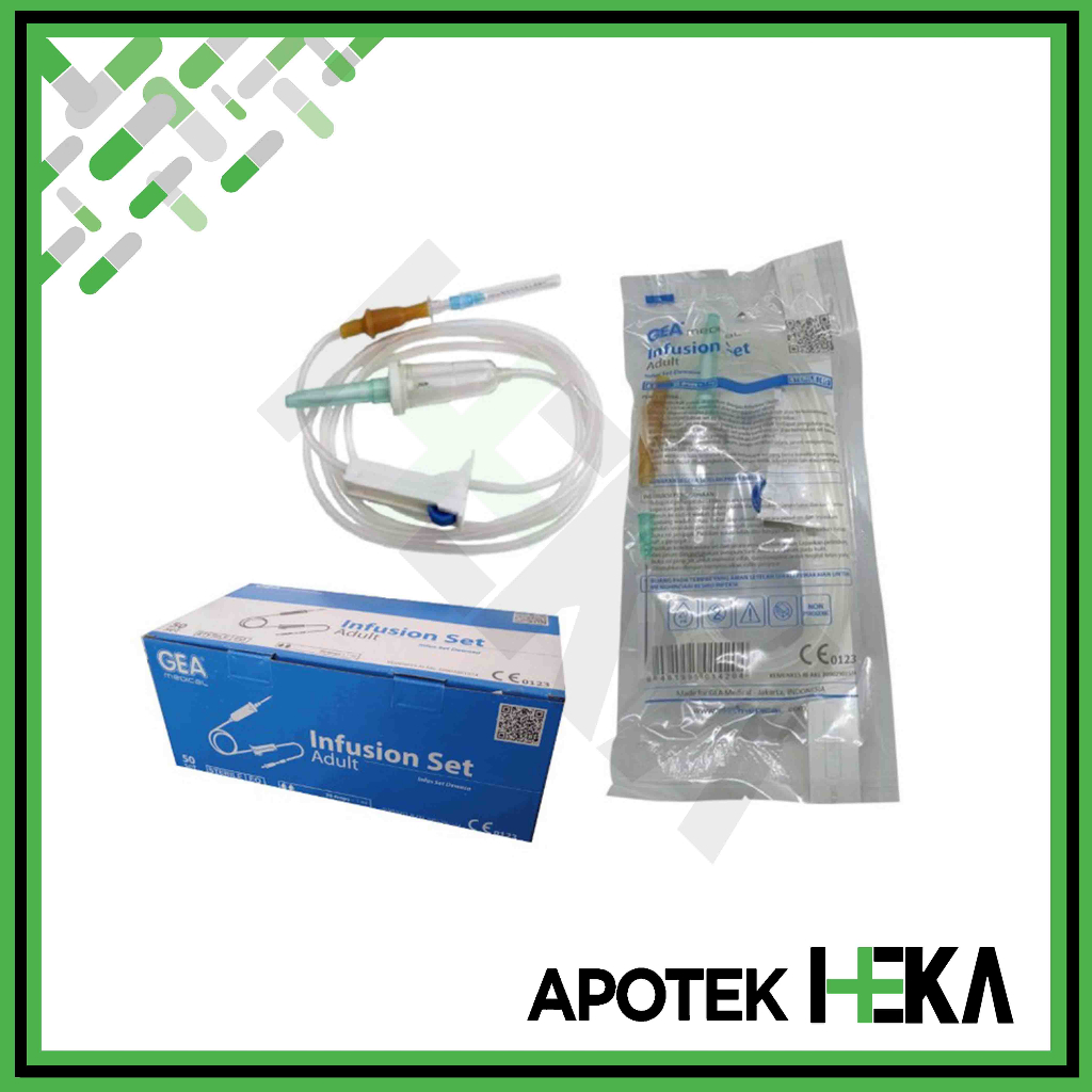 Jual GEA Infusion Set Adult - Selang Infus Set Dewasa GEA (BANDUNG ...