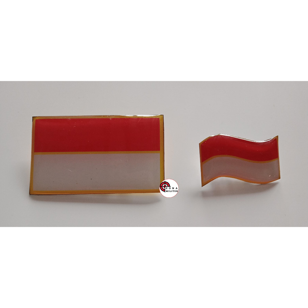 Jual Pin Bendera Merah Putih - Putih Fiber Pin Merah Putih Pin Merah ...