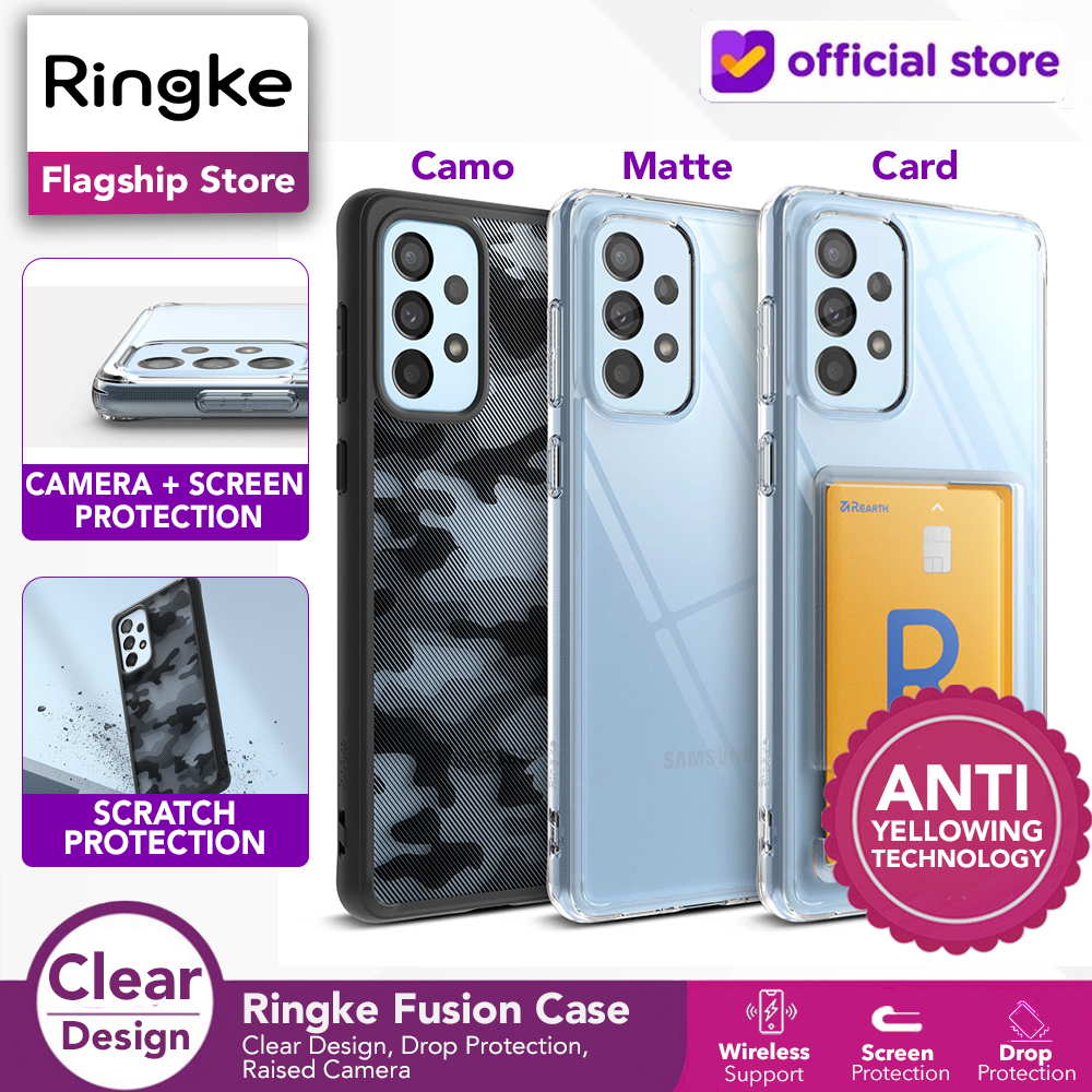 Jual Premium Clear Case Samsung Galaxy A54 Ringke Fusion Casing ...