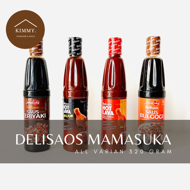 Jual MAMASUKA DELISAOS 320 GRAM HOT LAVA KOREAN SAUCE / SAUS TERIYAKI ...