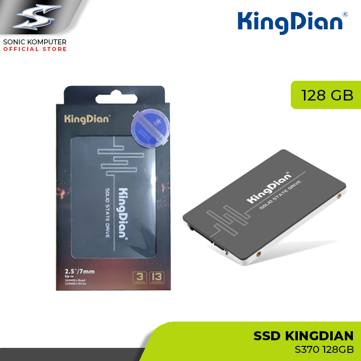 Jual KingDian S370 256GB SSD SATA III / SSD 128GB 256GB 512GB | Shopee ...