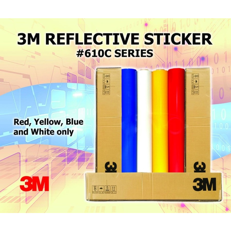 Jual [METERAN] 3M Scotchlite 610c Series Reflective Sticker | Shopee ...