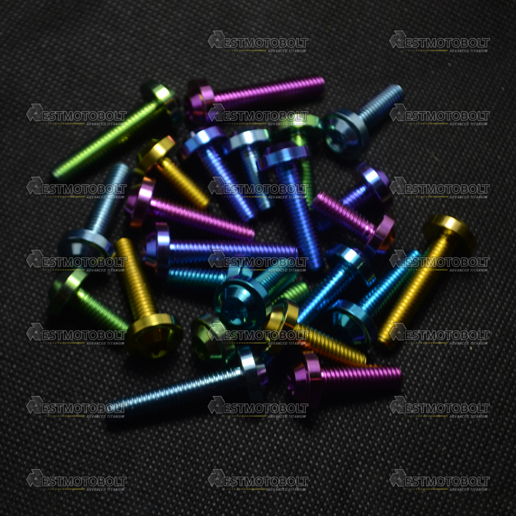 Jual BAUT TITANIUM M6 BIGHEAD 13D GR5 10mm - 60mm (DRAT 10) ( HARGA 1 ...