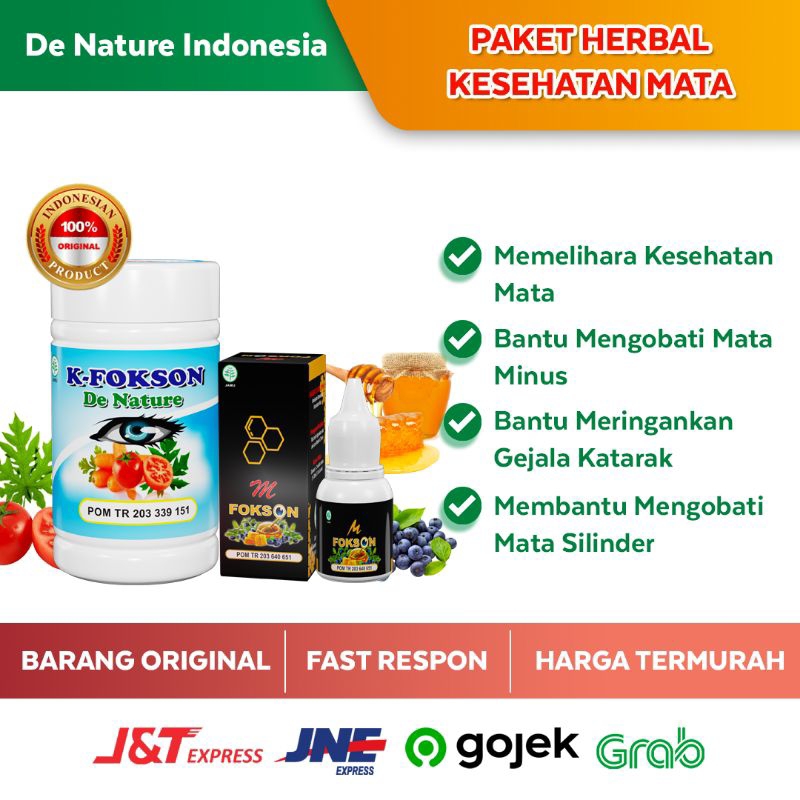 Jual [COD] Obat Penyakit Mata Rabun Jauh & Dekat, Rabun Warna, Glukoma ...