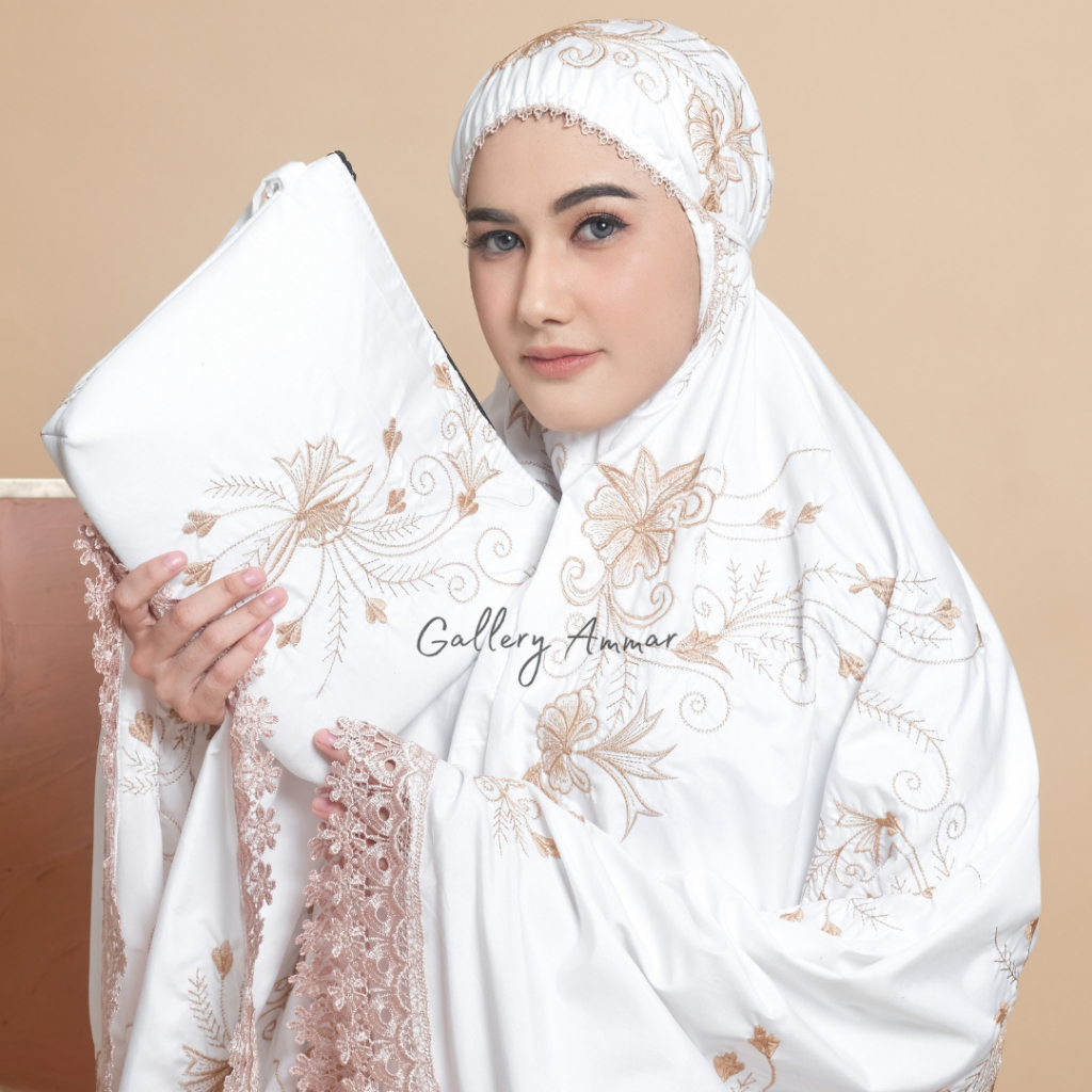 Jual AMMAR - Mukena Dewasa Bordir Katun Premium Terbaru Murah Series ...