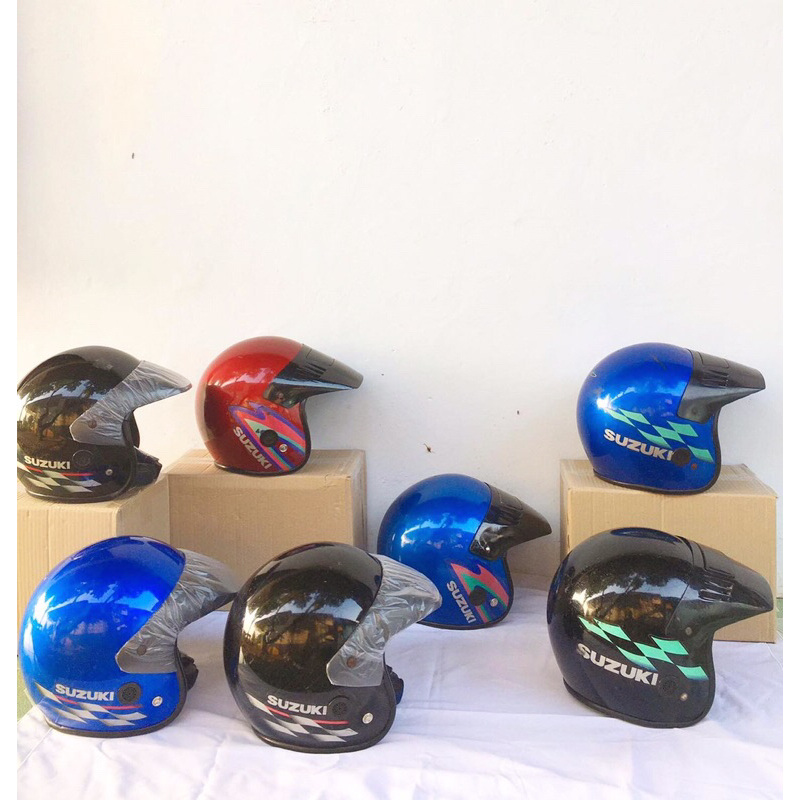 Jual HELM SUZUKI JADUL LAWAS ORIGINAL UTUH BAWAAN LAMA | Shopee Indonesia