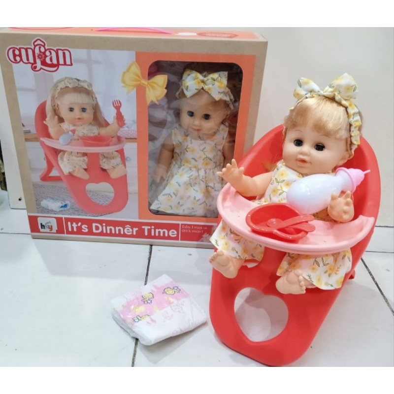 Jual MAINAN ANAK BONEKA CULAN DINNER TIME MEJA MAKAN BONEKA PLUS ...