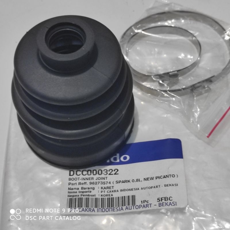 Jual Karet boot as roda cv joint Dalam Luar Hyundai Atoz Kia Visto Picanto All New Picanto ...