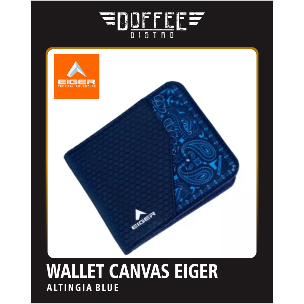 Jual Dompet eiger Nilon Dobby Excelsa Biru Navy Batik | Shopee Indonesia