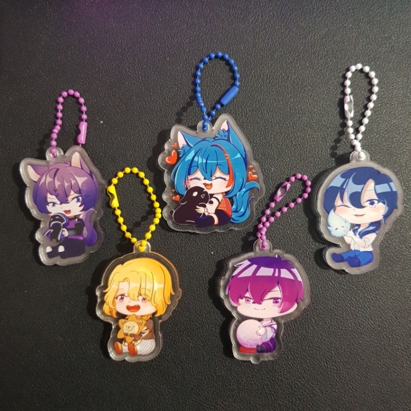 Jual Vtuber Acrylic Keychain (U-san Shxtou Luca Merry Uki) | Shopee ...