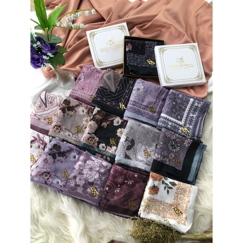 Jual (1) FA Denay Basic Motif Voal Tryspan + Box FA | Shopee Indonesia
